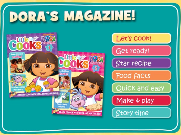 {Giveaway} Let's Get Cooking with Dora Little Cooks Collection!